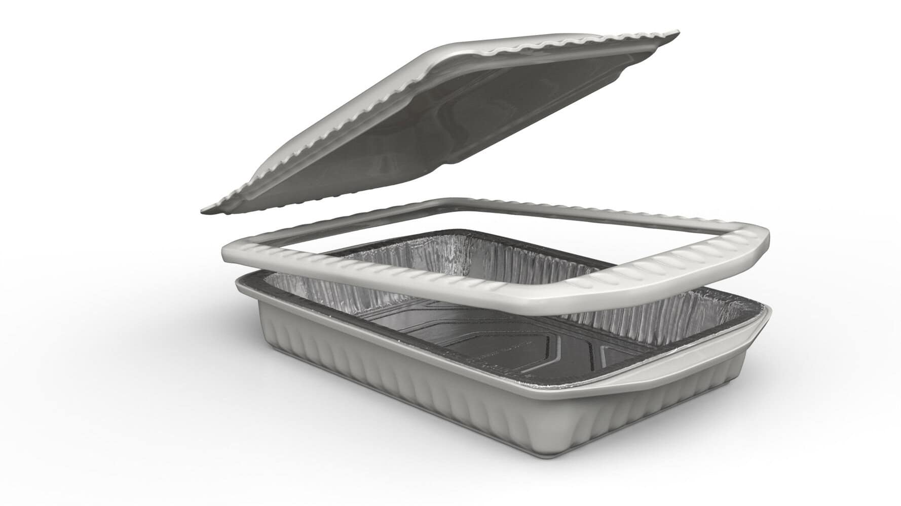 Foil Decor - White - Foil Decor: Kitchenware For Presentation & Convenience