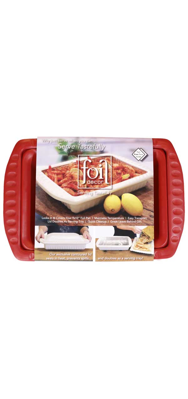 Foil Decor - Red - Foil Decor: Kitchenware For Presentation & Convenience
